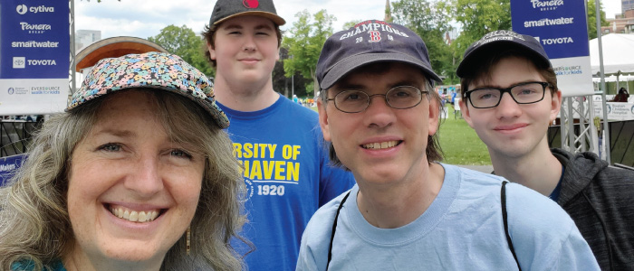 Hopper Family Walks for Boston Children's Hospital for 20 Years
